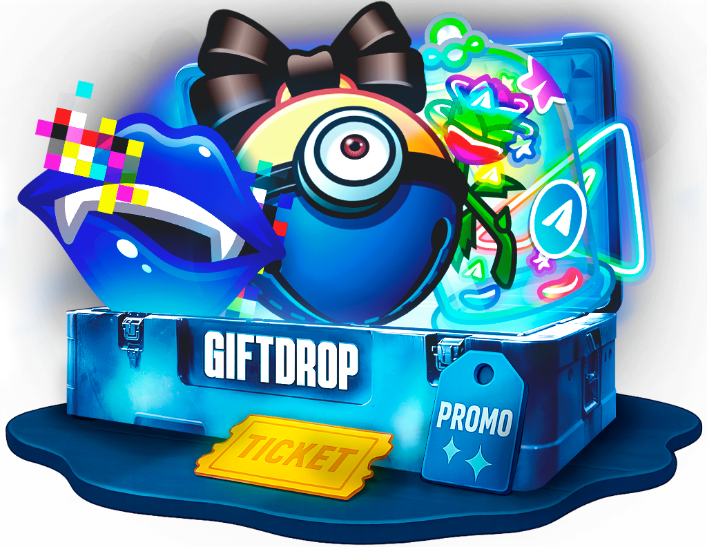 Gift Drop - открытие кейсов с NFT Telegram подарками.